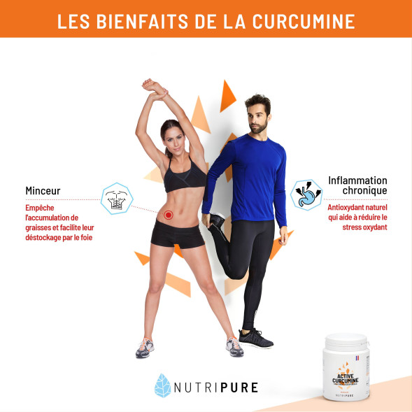Curcumine active CAVACURMIN biodisponible 39x sans excipients noctifs